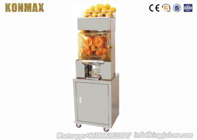 Cina macchina arancio automatica degli spremiagrumi dell'acciaio inossidabile del CE 370W per i caffè 450 x 450 x 600mm in vendita