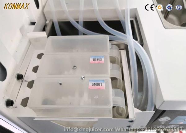 24H 1.5kw Soft Ice Cream Vending Machine LCD Touch Screen