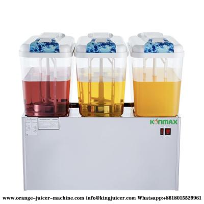 Dispensador frío de la bebida del acero inoxidable para calentar y refrescarse con el sistema de rociadura de la bomba