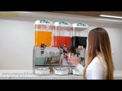 One Tank Refrigeration Drink Juice Dispenser With Pump Spraying System