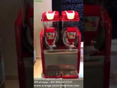 Low Noise Ice Slush Machine 45 Liter For Supermarket