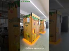 Konmax fresh squeezed orange juice vending machine