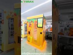 Konmax fresh squeezed orange juice vending machine