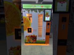 Hot 24 Hours Selling Fruit Orange Juice Vending Machine For Park Shopping Mall University