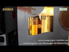 coin operated freshly squeezed orange juice vending machine 1 year warranty