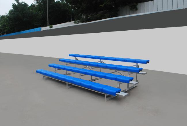 Portable aluminum bleachers