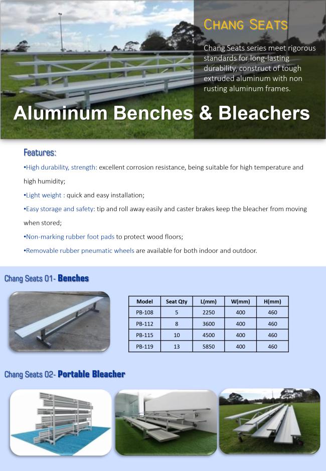 Football Sports Grandstand Aluminum Stadium Layer Bleachers Seating