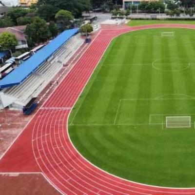 China Eco Friendly EPDM Running Track With Spray Coating Breathable System for sale