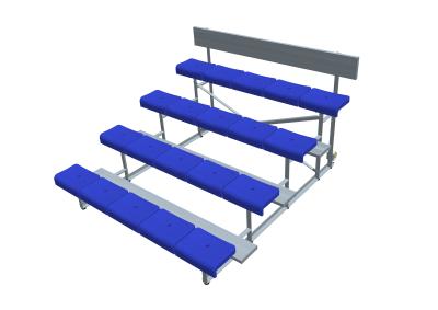 Cina Materiale di alluminio dello stadio della gradinata all'aperto portatile del metallo con i sedili di plastica in vendita