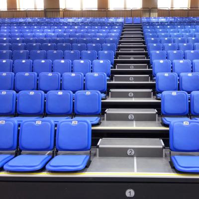 China Folding UV Stable Retractable Seating For Schools Gym Theater OEM for sale