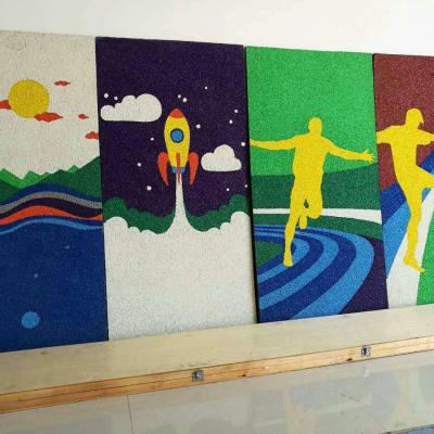 China Eco Friendly Rubber EPDM Granules Flooring Anti UV For Sports Grounding for sale