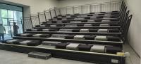 China Customized Width And Height Retractable Bleacher Seating Easy Installation Guaranteed for sale