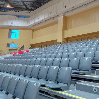 China Instalação fácil e personalizável Assentos retraíveis de ginásio com piso opcional for sale