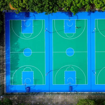 Cina Classe 1 Resistenza al fuoco Polyurethane Sport Court Pu Sport Floor per impianti multi-sport in vendita