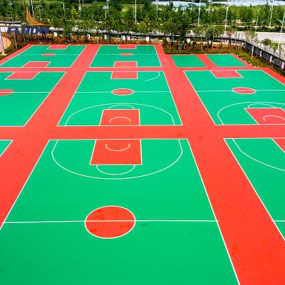 Cina Pavimenti modulari per campi da basket in poliuretano in vendita
