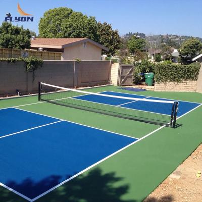 China 6.56*32.81ft Pickleball Court Mat com 215.23 Sqft Roll Tamanho 2-3 mm Espessura 2 mm PVC Base Layer for sale