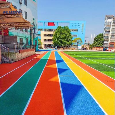 China Materiales para la instalación de pistas deportivas profesionales Proveedor de pistas de tartán Pistas de carreras en venta