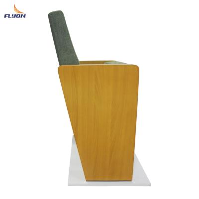 China Fabric Theater Seating with Adjustable Armrest and Leather Seat for Auditoriums and Cinemas for sale
