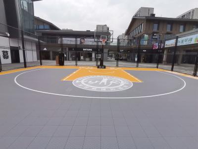 China Colorful Polypropylene Copolymer PP/TPV Tiles for Sports Flooring for sale