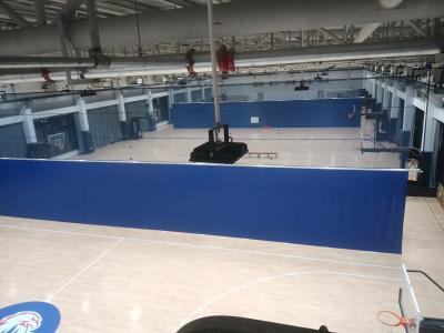 China Colorful Divider Curtain Electric Control System For Separating Sport Field for sale