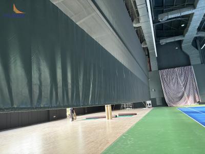 China High Strength Fabric Dividing Curtain For Indoor Outdoor Sport Area for sale