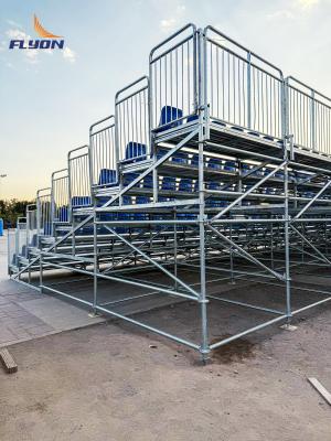China Easy Install Stadium Bleacher Seat Outdoor Grandstand Aluminum Bleachers Seating for sale