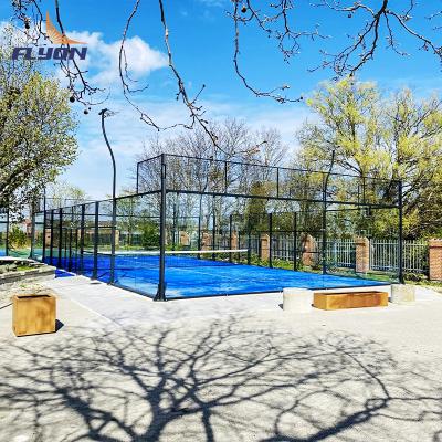 China Green Padel Tennis Court Easy Installation For Performance for sale