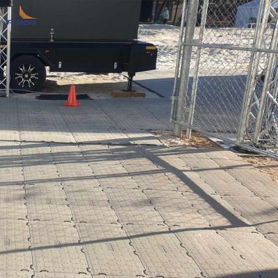 China High-density Polyethylene Portable Event Flooring Highly Resistant To UV Rays and Fire Resistant for sale