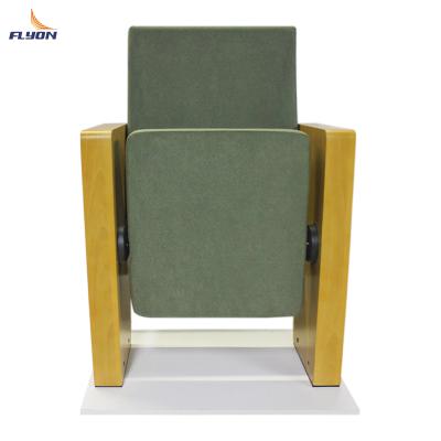 China FY-897 Fabric Theater Seating with Adjustable Armrest and Leather Seat for sale