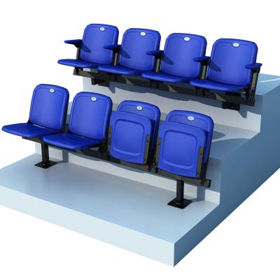 China Weather Resistant Customizable Durable HDPE Plastic Stadium Seating for Sports Arena Fixed Seats for sale