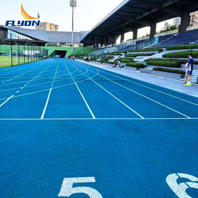 China EPDM Full Pour Athletic Running Tracks With Seamless Monolithic Surface And Advanced Impact Absorption for sale