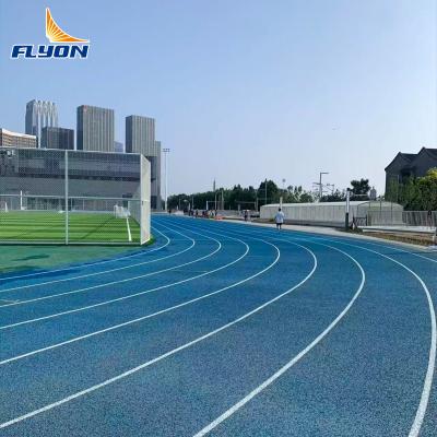 China IAAF Certificated 13mm Athletic Track Full Pour System for sale