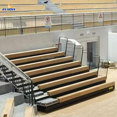 China Customized Size Retractable Bleacher Seating with 5-Year Warranty and Foldable Seat for Stadiums and Gyms for sale