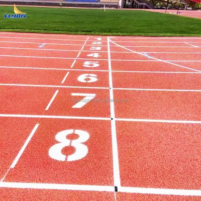 China 13mm Thickness IAAF Certified Full Pour Running Track with Shock Absorption for Sports Fields for sale