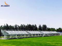 Sports Stadiums Public Parks Seat Outdoor Metal Bleachers With Required Assembly