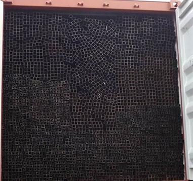 China Black Steel Rectangular Pipe for sale