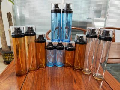 China 50ml 80ml 100ml PET Injection Molded Cream Bottle Body Mist Empty Serum Bottles for sale