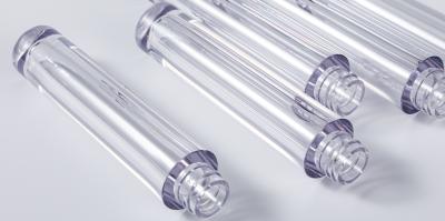 China Pré-forma amigável da garrafa de Eco 66g PETG para o empacotamento da composição dos cosméticos à venda