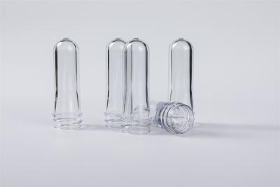 China Custom 150ml 300ml 28mm PET Preform For Plastic Cosmetic Bottles for sale