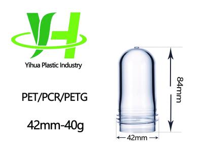 China 42mm 40g Short Neck PET Preform Suitable For Daily Chemicals for sale