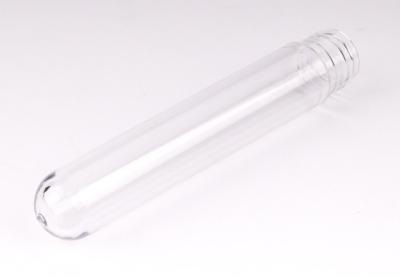 China Transparent 24mm PET Preform Cylindrical Liquid Sealed Bottle Embryo for sale