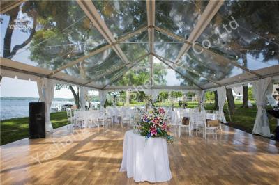 China Pretty Transparent Cover Outdoor Wedding Marquee Solid Anodized Aluminum Profile for sale