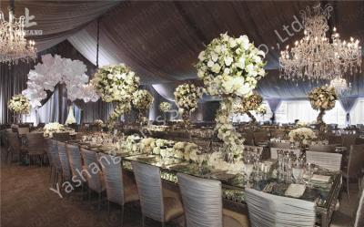 China Gorgeous Lining Adored Aluminum Frame Canopy Beautiful Wedding Tents for sale