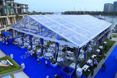 China Clear Fabric Aluminum Alloy Profile Outdoor Wedding Tents Rustless Frame for sale