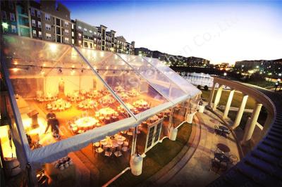 China Clear Roof Fabric Tent Outdoor Wedding Party Marquee Aluminum Profile Structure for sale