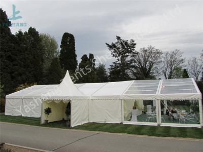 China Beautiful Transparent Luxury Wedding Marquee Tents For Hire Clear Span Fabric Structures for sale