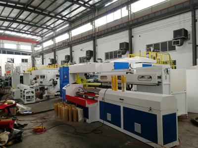 China High Transparency Automatic Single-screw PVC Cling Film Machine for sale