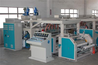 China 1000mm two layer Ldpe Double-layer Plastic Stretch Film Making Machine (Casting Film Extruder) for sale