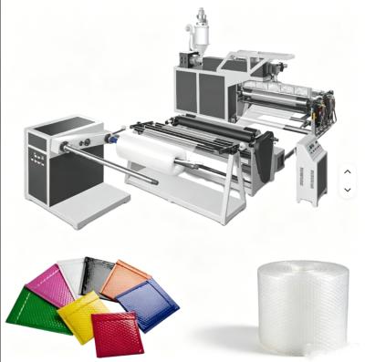 China Good Price Two-layer Air Bubble Film LDPE Screw Gearbox High-Accuracy Wrap Sheet Making Machine for sale