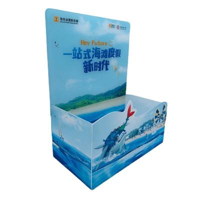 China UV color printed acrylic storage boxes, display boxes, supermarket promotional product racks and mini shelves for convenience stores for sale
